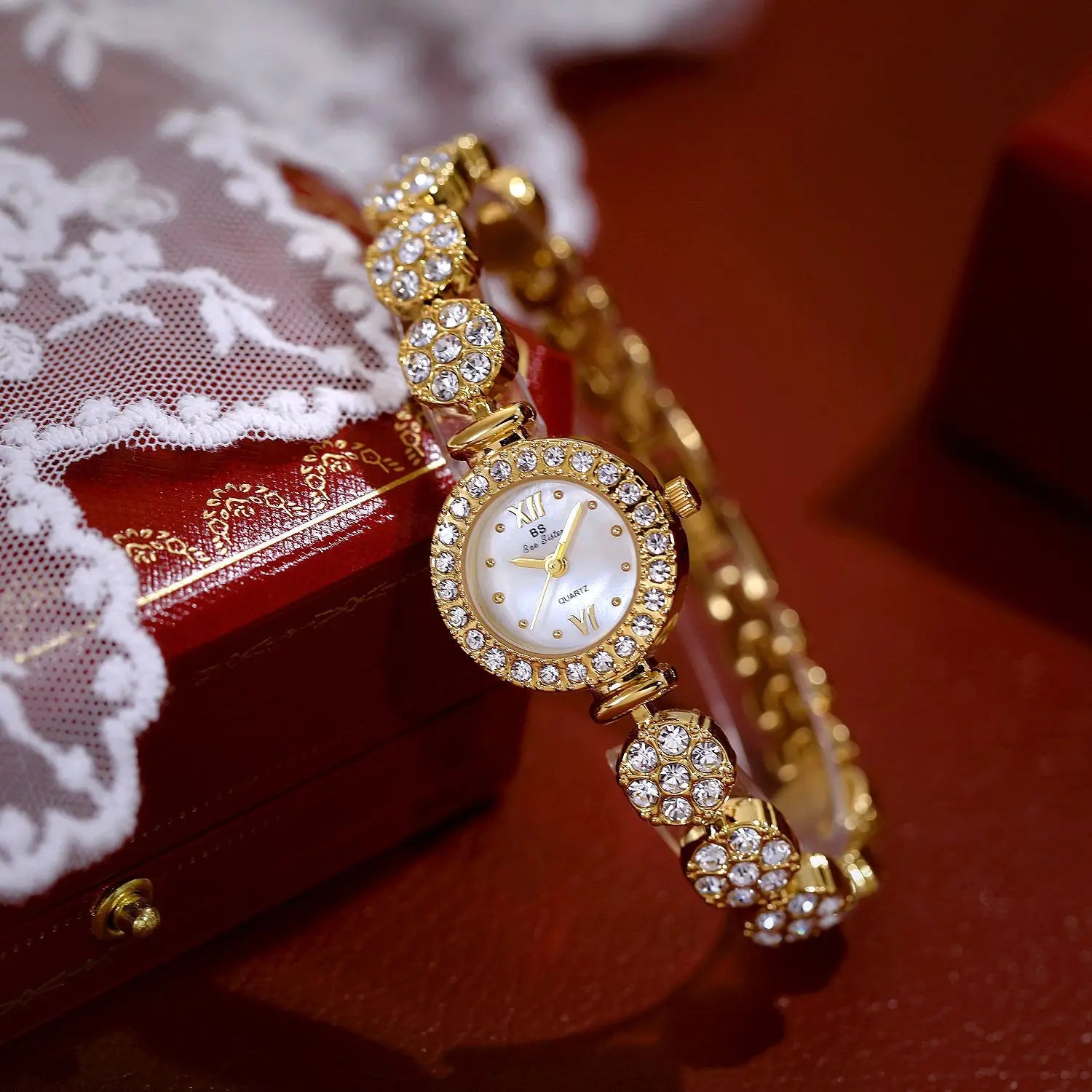 Valentina Crystal Tennis Bracelet Watch – Valercia
